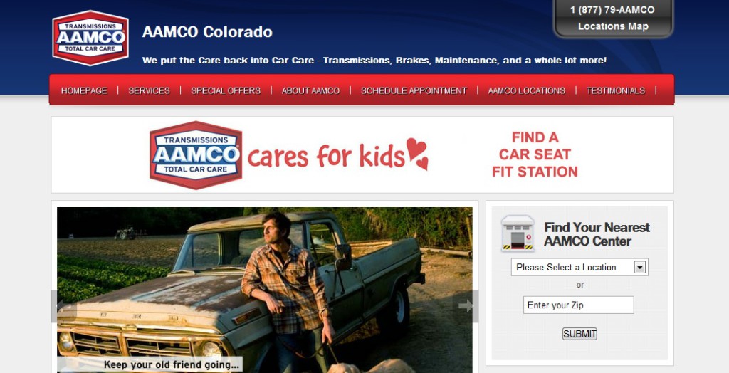 Customer Paradigm | AAMCO Colorado | Wordpress Site | Customer Paradigm